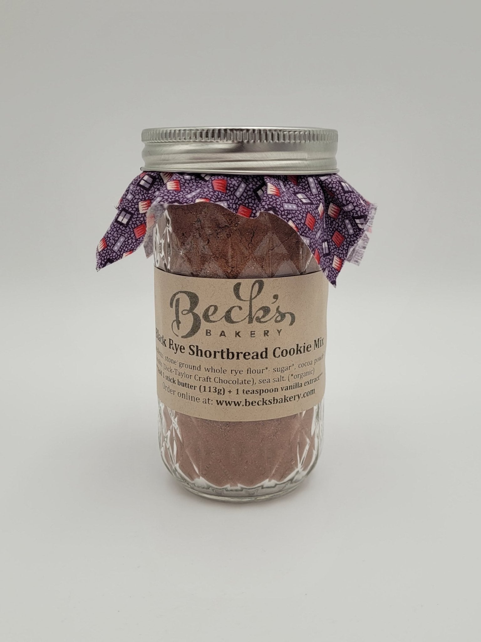 Black Rye Shortbread Cookie MIX! – Becks Bakery